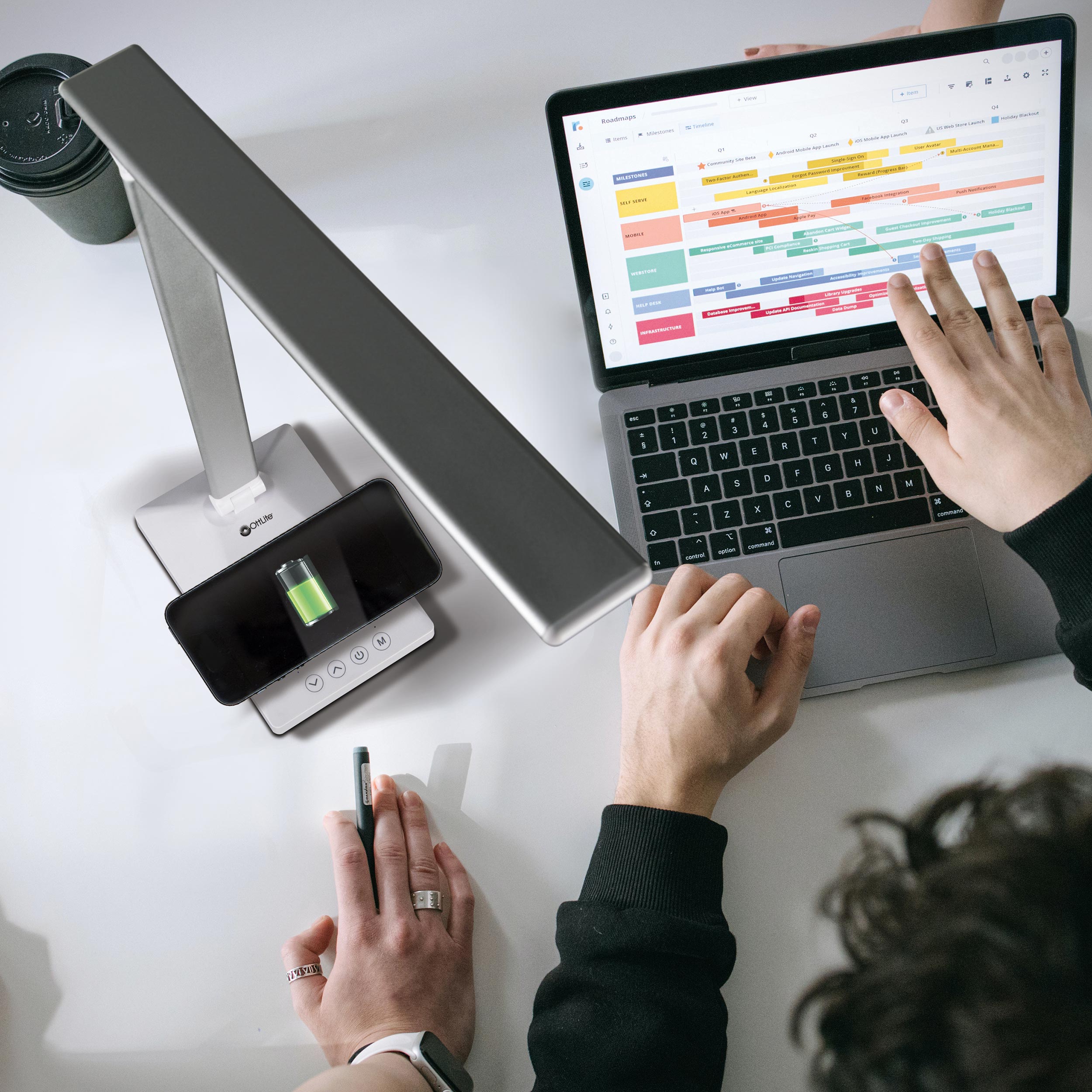 Device Charging Lamps