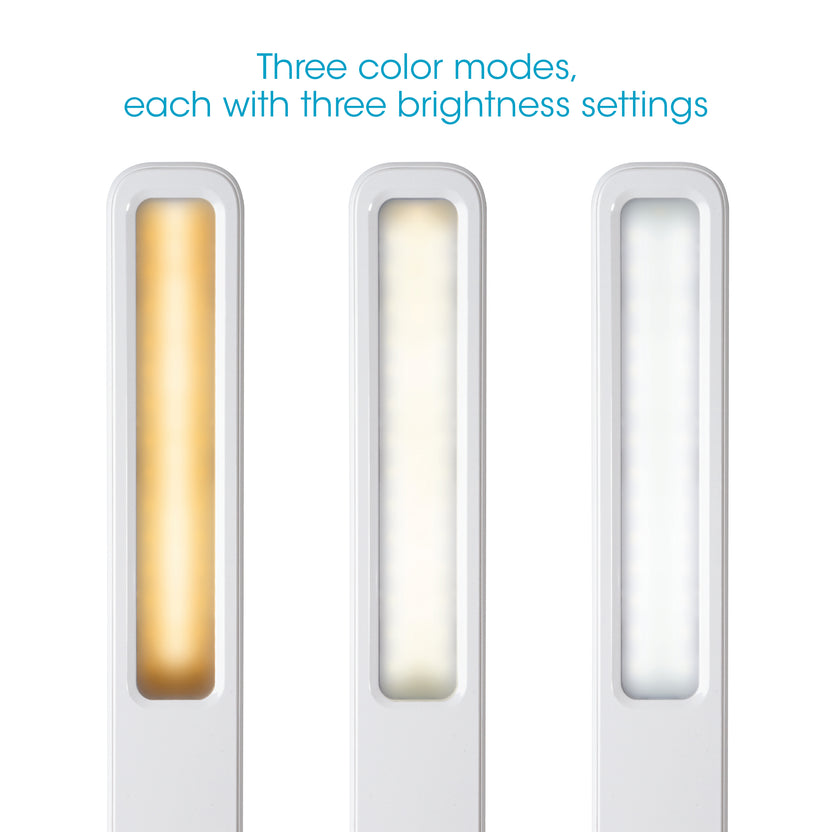 OttLite Wellness Series | Charge Up LED Desk Lamp with Wireless Charging