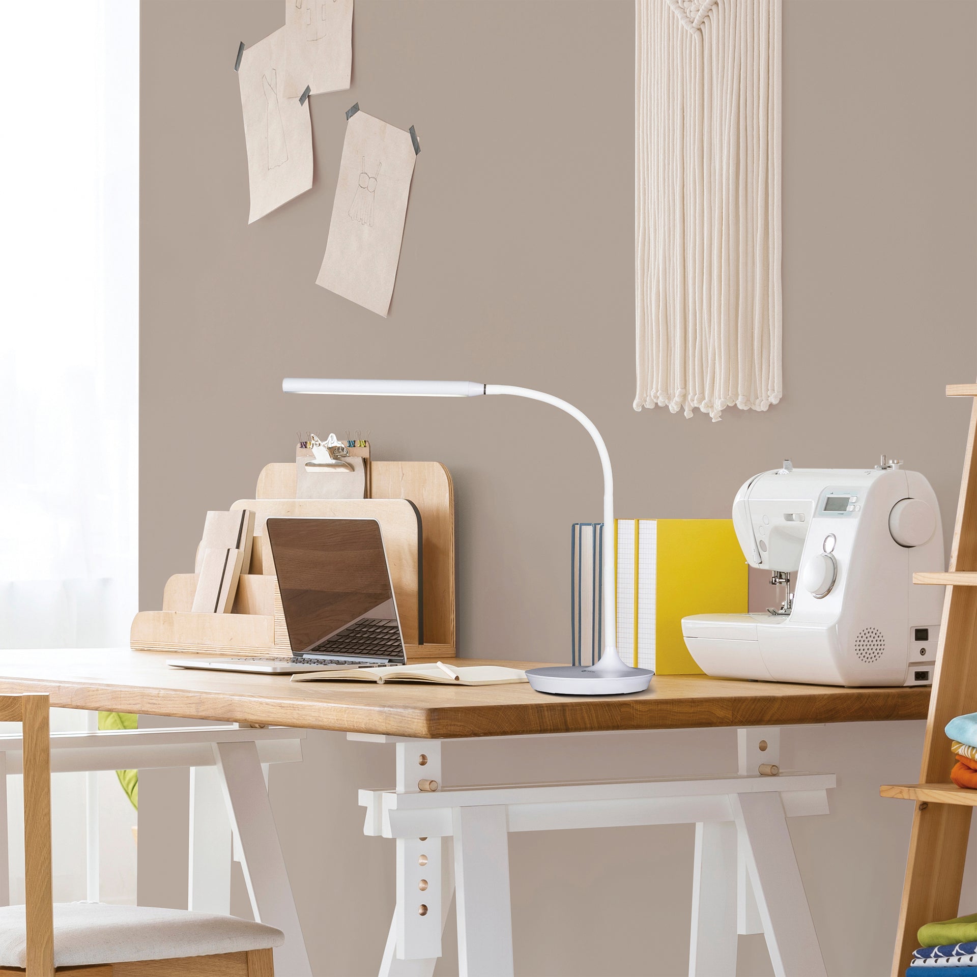 Extended Reach LED Desk Lamp