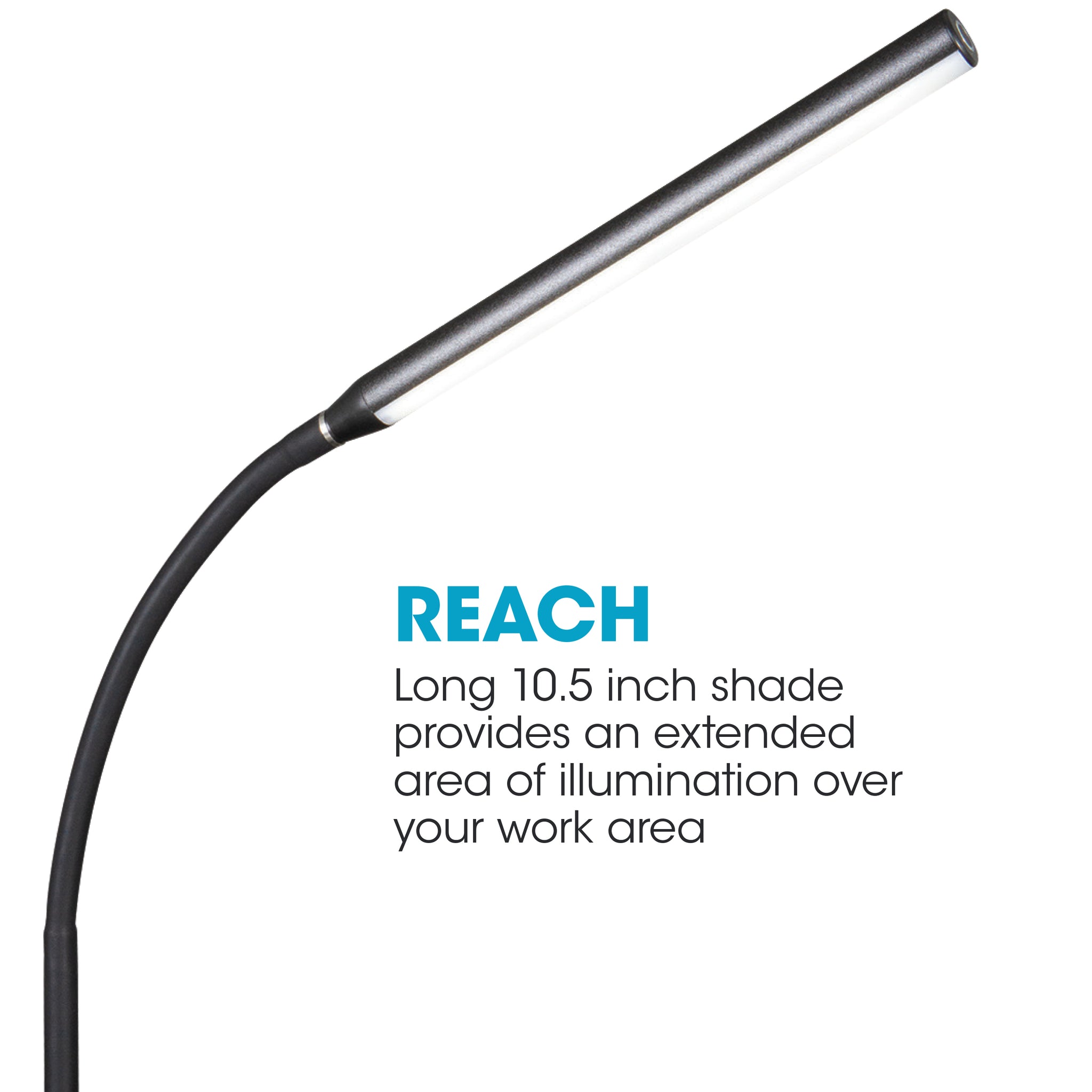 Extended Reach LED Desk Lamp