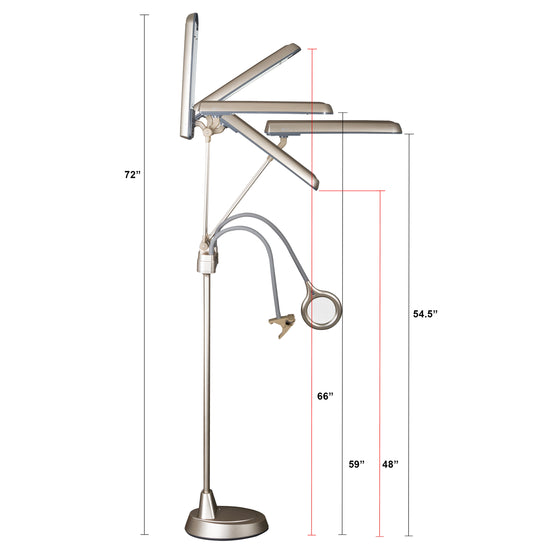 OttLite | Ultimate 3-in-1 Craft Floor Lamp | Craft Lamp | Craft Table ...