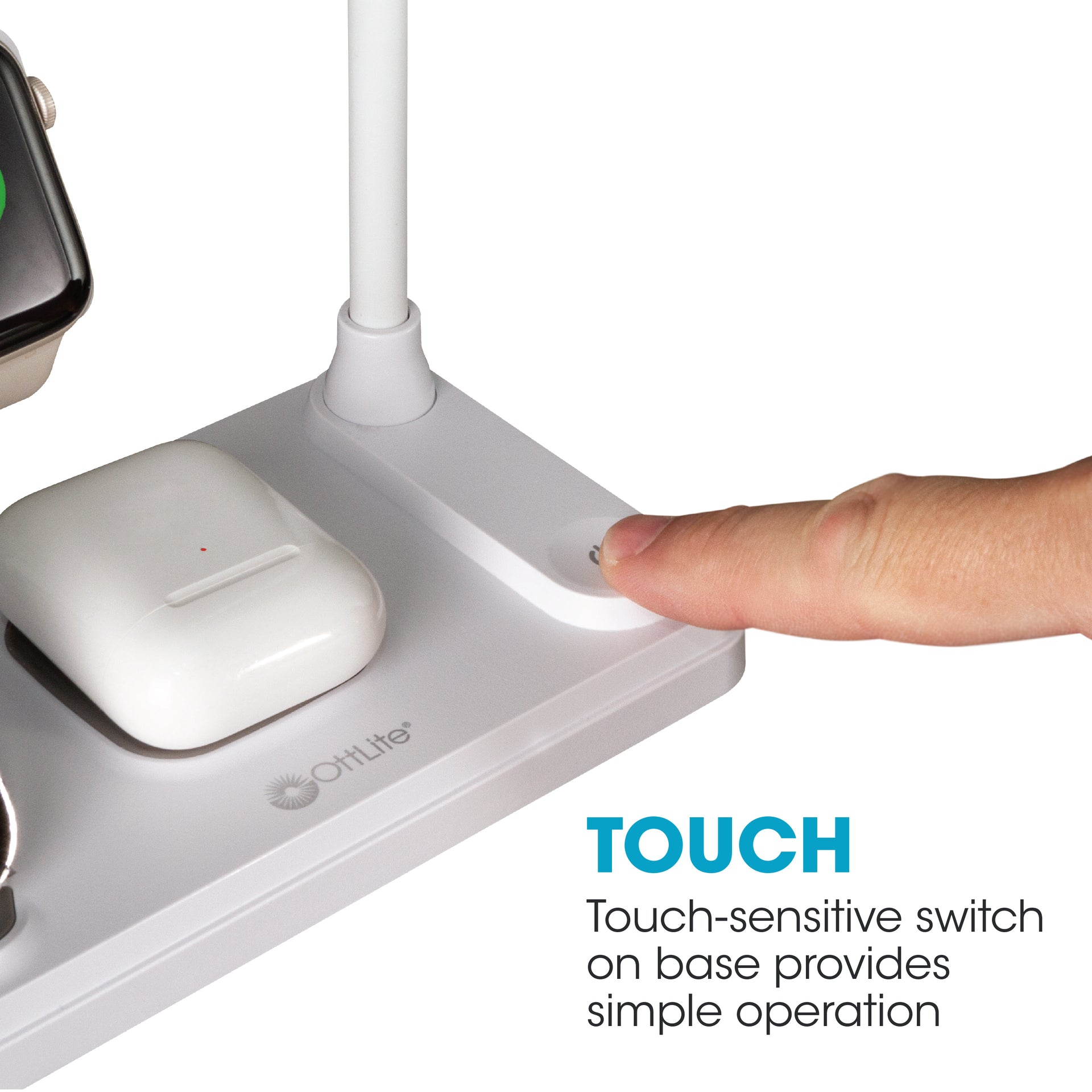 LED Desk Light with Multi-Device Charging Station