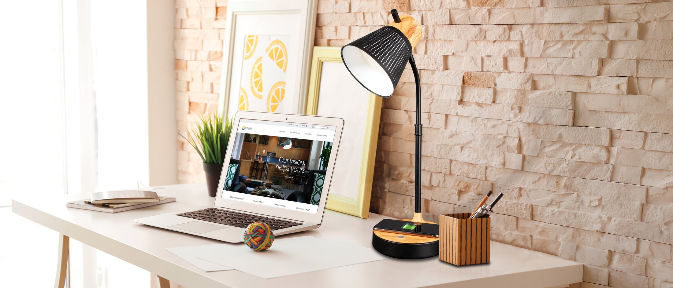 OttLite - Natural Daylight Lighting | Floor, Desk, Reading, Craft Lamp