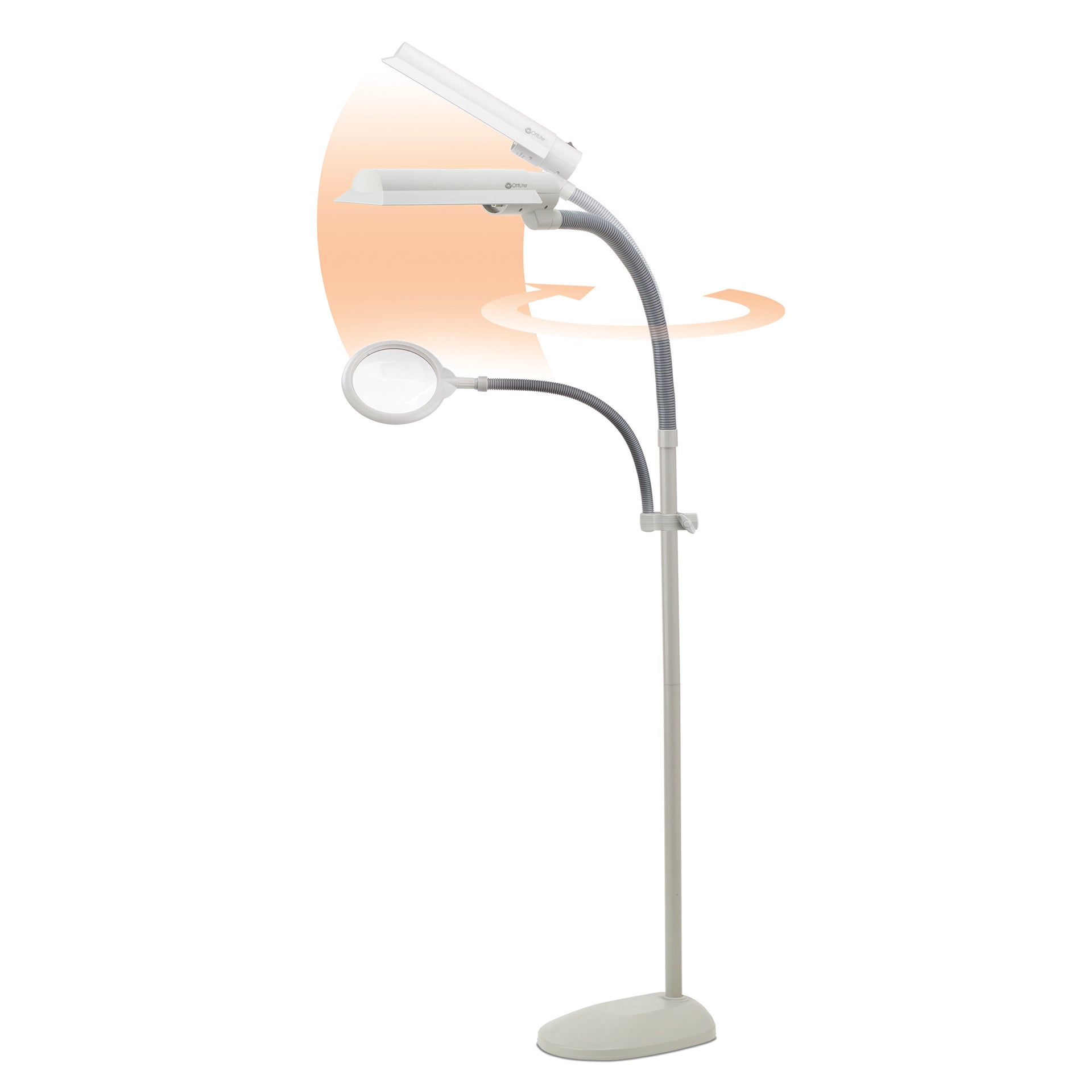 OttLite EasyView Floor Lamp | Standing Lamps and Lights | Magnification ...
